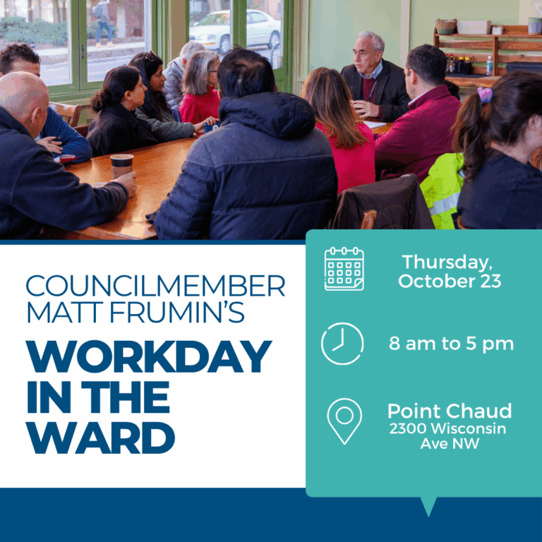 Home | Ward 3 Councilmember Matt Frumin